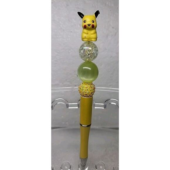 Unbranded | Office | Pokemon Figure Beaded Character Pen Mini Pikachu ...